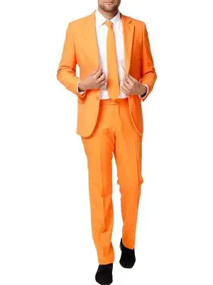 Opposuits The Slim Fit Two-piece Suit & Tie Set - Orange