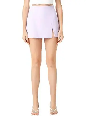 ENDLESS ROSE Endless Rose Side Slit Skort