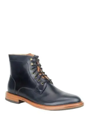 WARFIELD & GRAND Ruckson Leather Lace-up Boot - Black