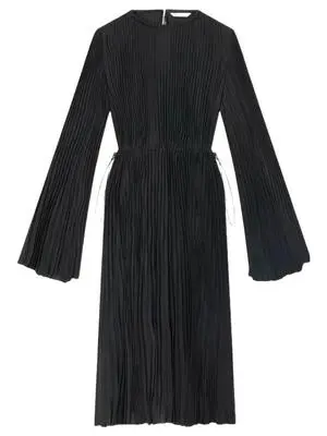BALENCIAGA Pleated Midi Dress