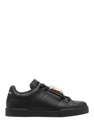 Dolce & Gabbana Portofino Low-top Sneakers - Black