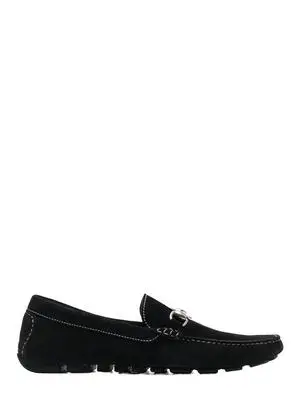Philipp Plein Moccasin Suede Loafers - Black
