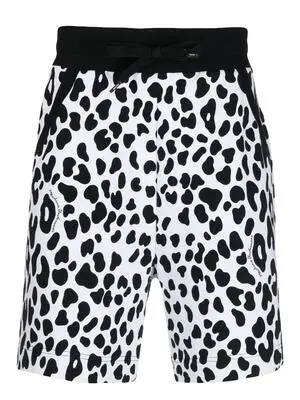 MOSCHINO Leopard Print Shorts