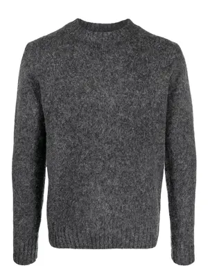 Aspesi Crew-neck Wool Jumper - Grey