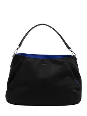 AGNÈS B. Logo-plaque Shoulder Bag - Black