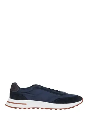 Loro Piana Loro Piana Weekend Walk Low-Top Sneakers Blue Navy