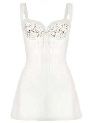 House Of Cb Adriana Mini Dress - Ivory
