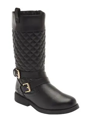 DREAM PAIRS Moto Knee High Boots - Black