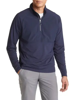 Cutter & Buck Cutter & Buck Adapt Hybrid Quarter Zip Pullover Navy Blue