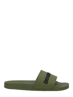 Dsquared2 Rubber Pool Slides Green
