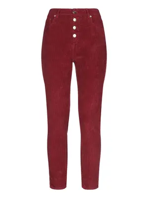 IRO PARIS IRO Tapered Corduroy Pants Maroon