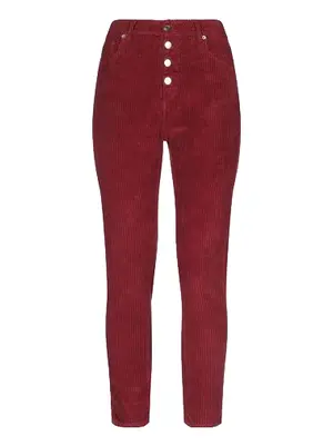 IRO PARIS IRO Tapered Corduroy Pants Red