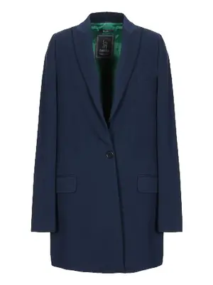 HANITA Single-breasted Coat - Blue
