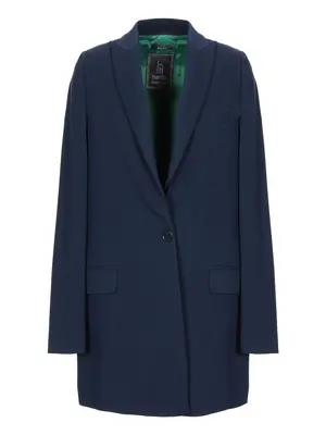 HANITA HANITA Single-Breasted Coat Dark Blue