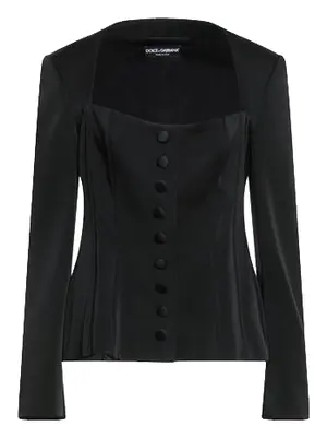 Dolce & Gabbana Peplum Jacket - Black