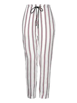 KAOS JEANS Tapered Striped Pants - White