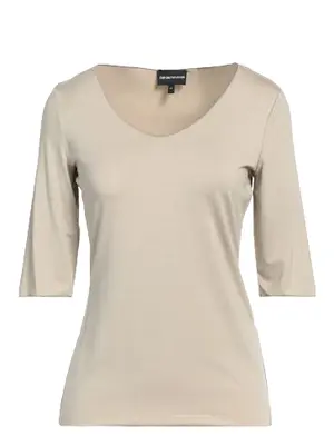 Emporio Armani EMPORIO ARMANI Jersey T-Shirt Beige