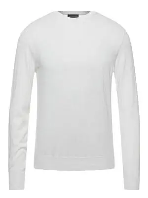 BALLANTYNE Cotton Crewneck Sweater - White