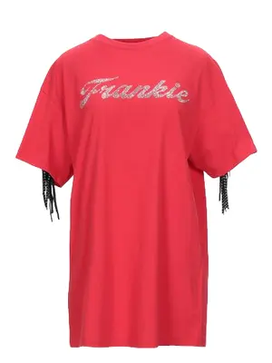 FRANKIE MORELLO FRANKIE MORELLO Printed Cotton T-Shirt Red