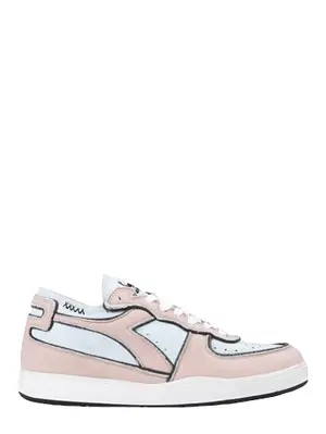 DIADORA HERITAGE Mi Basket Row Cut Frame Sneakers - Pink