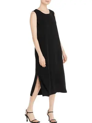 Caroline Rose Midi Dress - Black