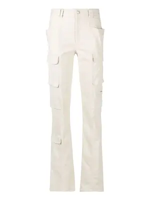 Isabel Marant Slim-cut Cargo Trousers - Neutrals