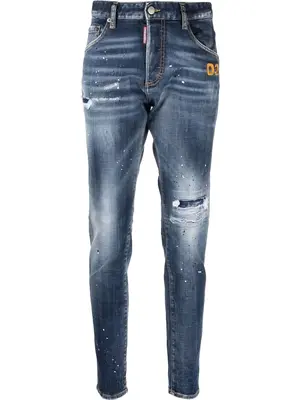 DSQUARED2 Dsquared2 Distressed Denim Jeans