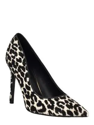 NINE WEST Nine West Genuine Calf Hair Pointed Toe Pumps