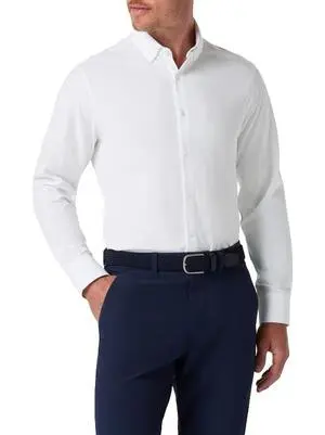 Mizzen+main Leeward Solid Button-up Shirt - White Solid
