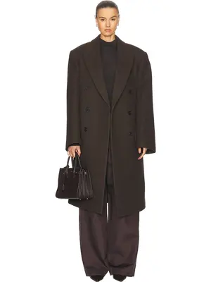 Wardrobe.NYC X Hailey Bieber Hb Coat - Dark Brown