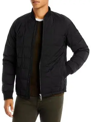 Theory Varet Quilted Bomber Jacket - Black