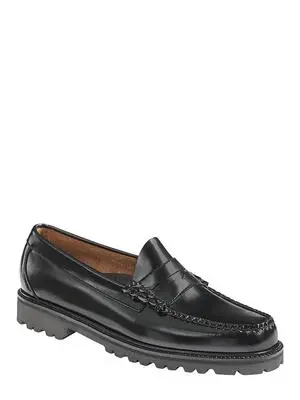 G.H.BASS G.h. Bass Larson Lug Penny Loafers - Black