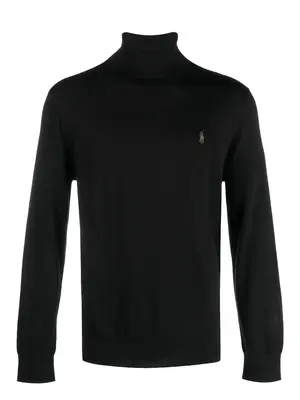 Polo Ralph Lauren Polo Pony Motif Jumper - Black