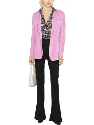 Etro Paisley Velvet Blazer - Pink