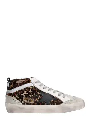 GOLDEN GOOSE Mid Star High-top Sneakers - Brown