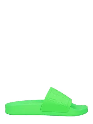 MAISON MARGIELA Plastic Pool Slides - Green