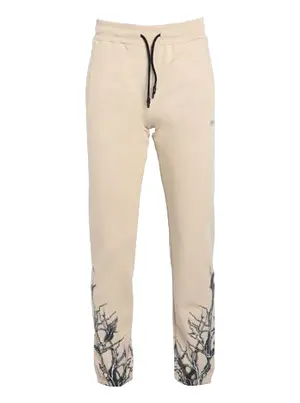 PHOBIA ARCHIVE Pants With Black Lightning Pants Size Cotton - Beige