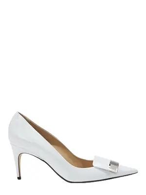 SERGIO ROSSI Sr1 Leather Pumps White