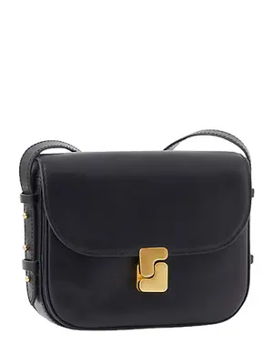 Soeur Belissima Mini Leather Cross-body Bag - Black