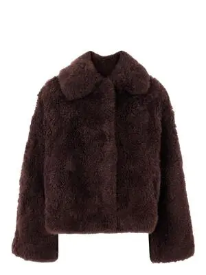 YVES SALOMON Shearling Jacket - Metallic