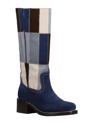 THE FRYE COMPANY Campus Knee High Boot - Blue Multi
