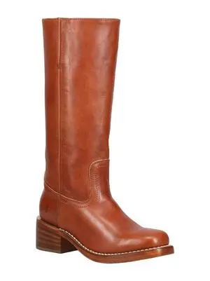 Frye Campus Knee High Boot - Saddle - Montana Leather