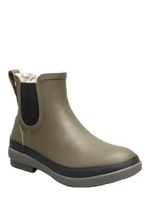 Bogs Waterproof Insulated Chelsea Rain Boot - Olive Multi