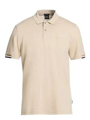 BOSS Polo Shirt Size Cotton - Beige