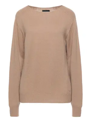 Emporio Armani Cashmere Crewneck Sweater Camel
