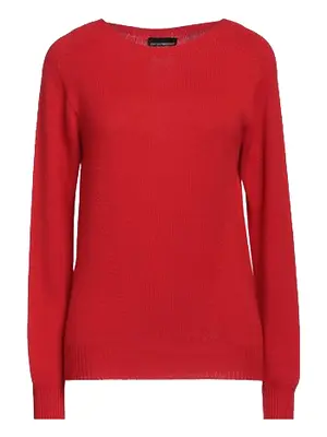 Emporio Armani Cashmere Crewneck Sweater Red