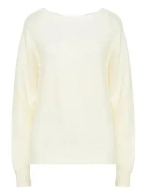 Emporio Armani Cashmere Crewneck Sweater White