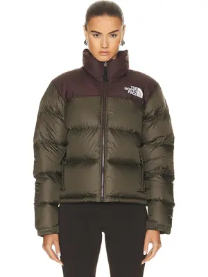 The North Face The North Face 1996 Retro Nuptse Jacket New Taupe Green & Coal Brown