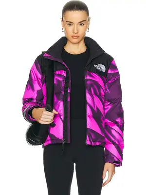 The North Face The North Face 1996 Retro Nuptse Jacket Violet Crocus Garment Fold Print