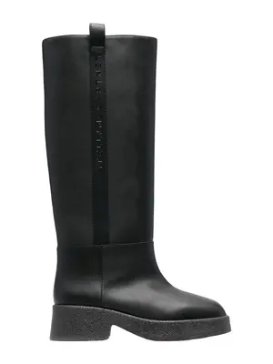 Stella McCartney Logo-detail Chunky Boots - Black